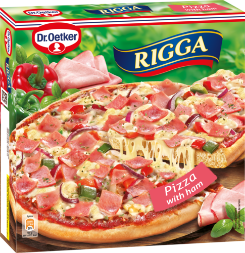 Pizza cu șuncă - Rigga | Dr. Oetker