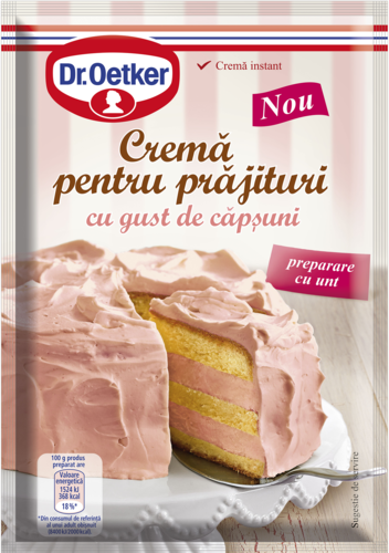 Cremă pentru prăjituri cu gust de căpșuni - Creme pentru prăjituri | Dr ...
