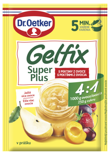Gelfix Super Plus 4:1 - Prípravky na želírovanie | Dr. Oetker