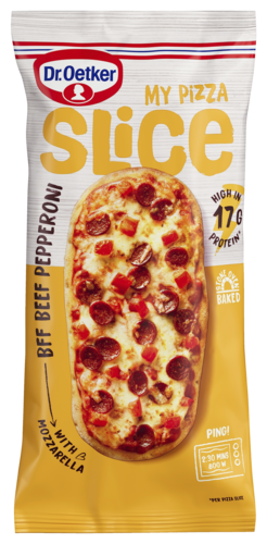 My Pizza Slice Beef Pepperoni 140g - My Pizza Slice | Dr. Oetker