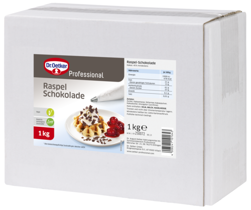 Raspel-Schokolade 1 kg - Desserts | Dr. Oetker
