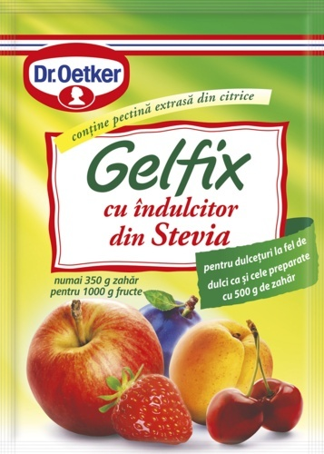 Gelfix cu îndulcitor din Stevia | Dr. Oetker