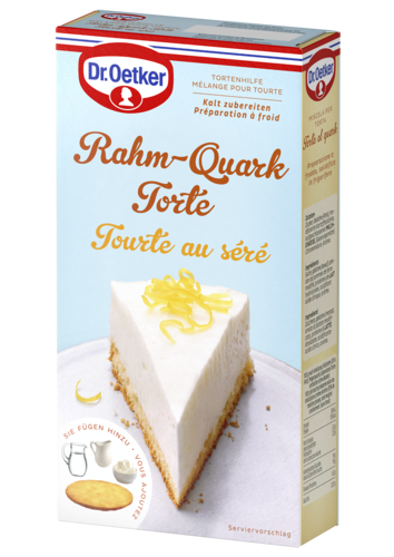 Tortenhilfe Rahm-Quark-Torte - Backzutaten | Dr. Oetker